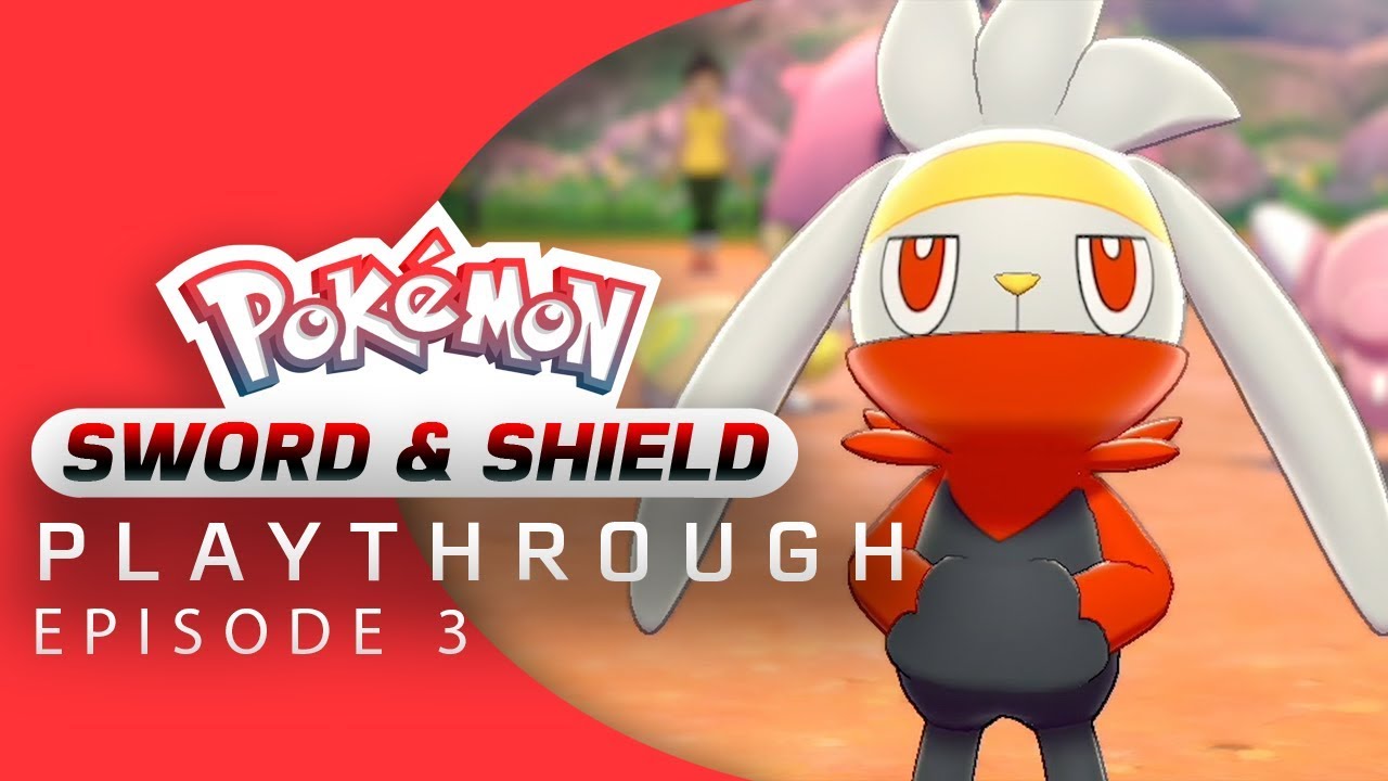 Pokemon Sword and Shield Playthrough Part 3 - RABOOT HAS POCKETS - YouTube