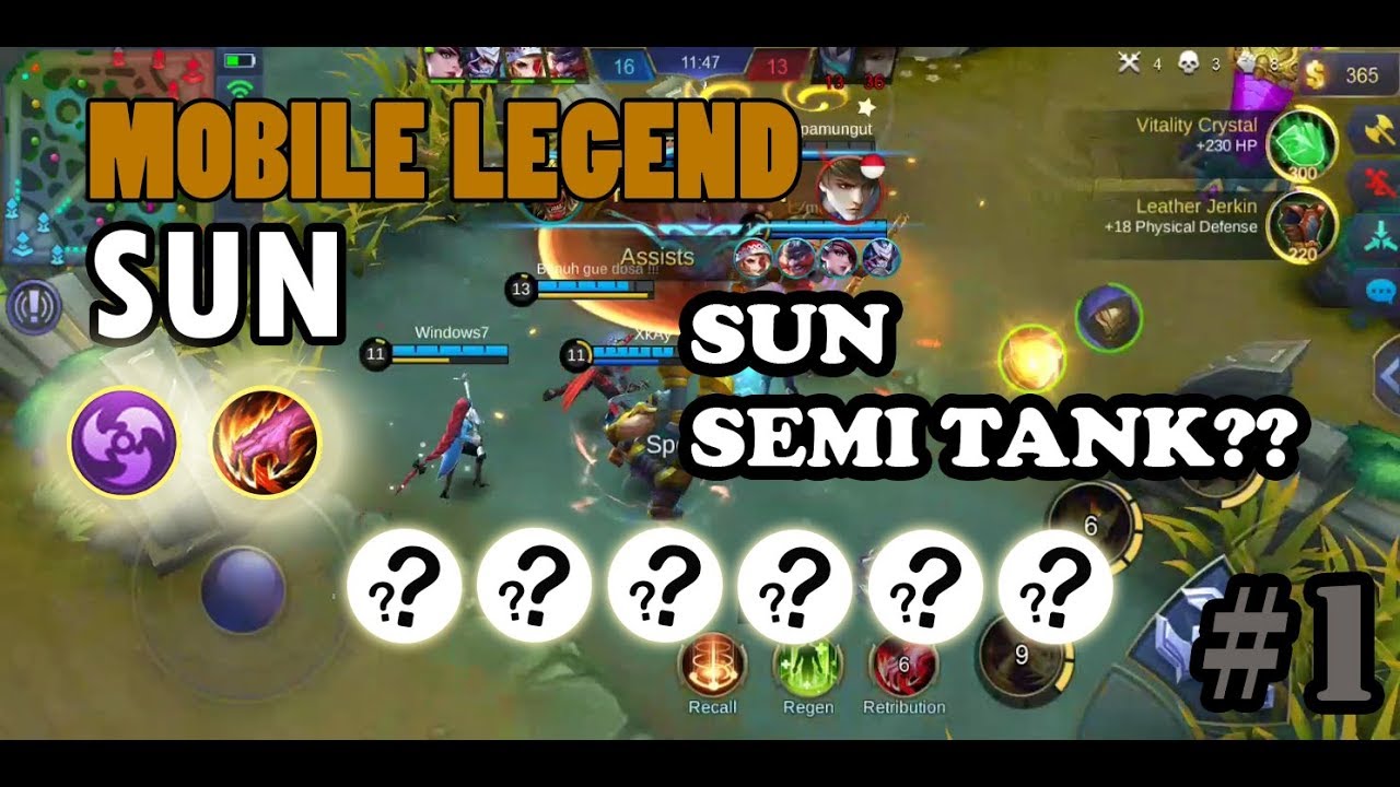 MOBILE LEGEND SUN SEMI ??? - YouTube