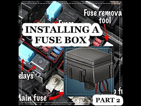 Reinstalling The Main Fusebox | Removing Rust And Cleaning - YouTube