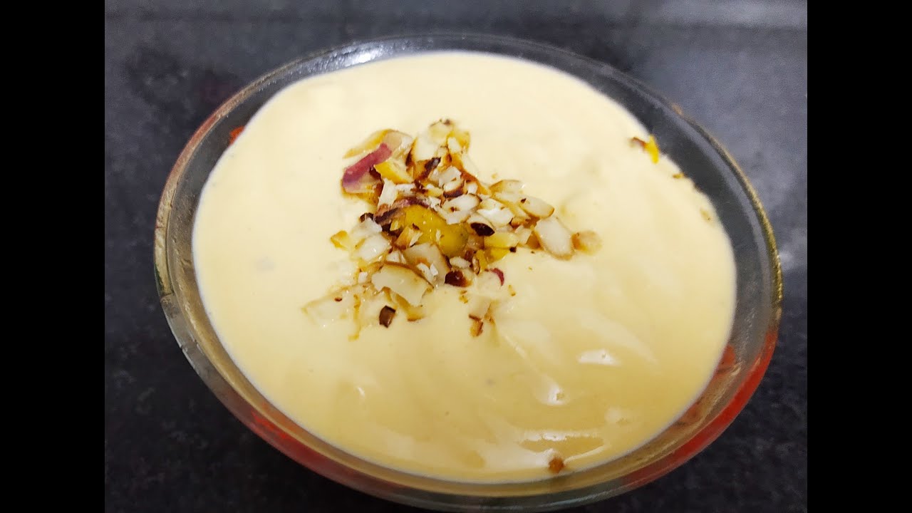 Mango Shrikhand || Amrakhand || Mango Matho | Easy sweet dish using ...