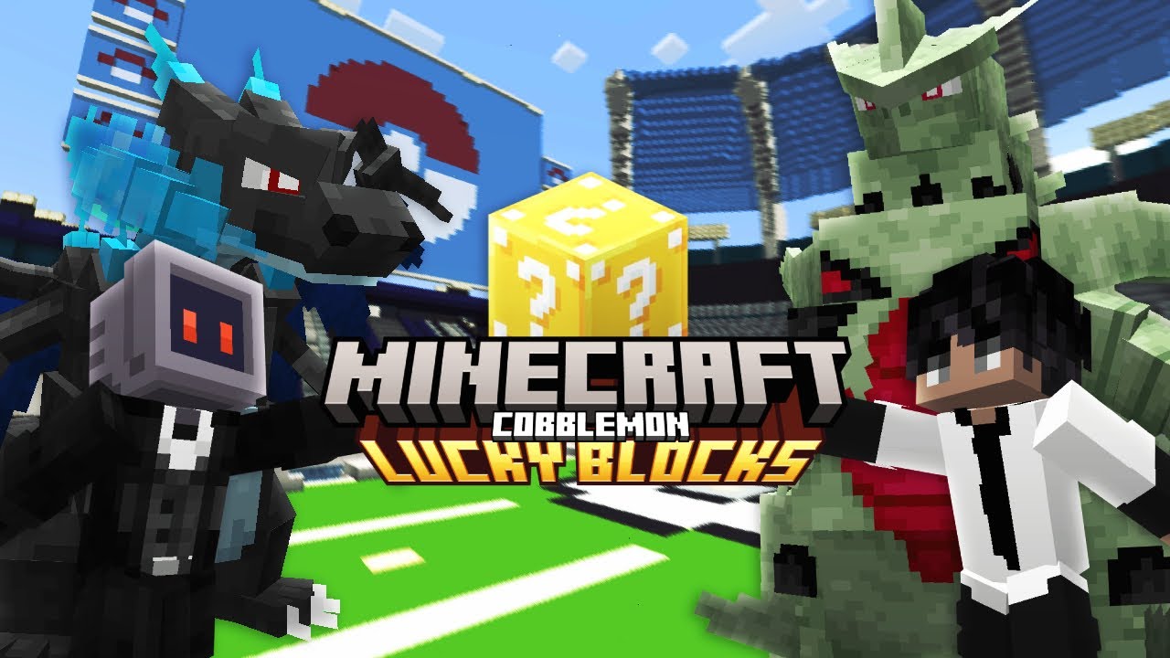 CARRERA de Cobblemon LUCKY BLOCKS en MINECRAFT - YouTube