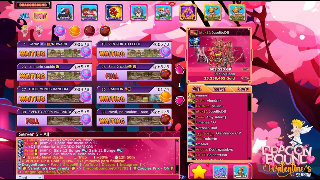DRAGONBOUND 2025 | SAN VALENTIN | EL ULTIMO ROMANTICO naaaaa | FULLL JEQUE | - YouTube