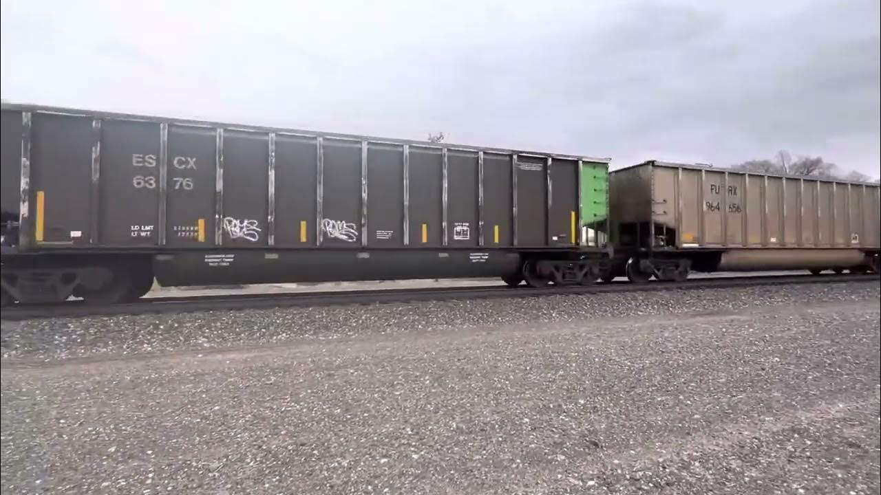 BNSF #6358 Leading & NB Empty Energy Coal Train With Two DP Units 2/26/23 - YouTube