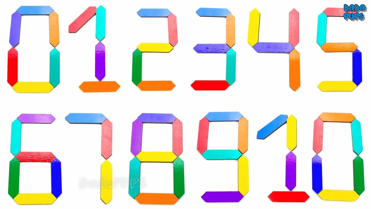 Learn 0 To 10 Numbers |Counting Numbers 0 to 10| Learn colors with ...