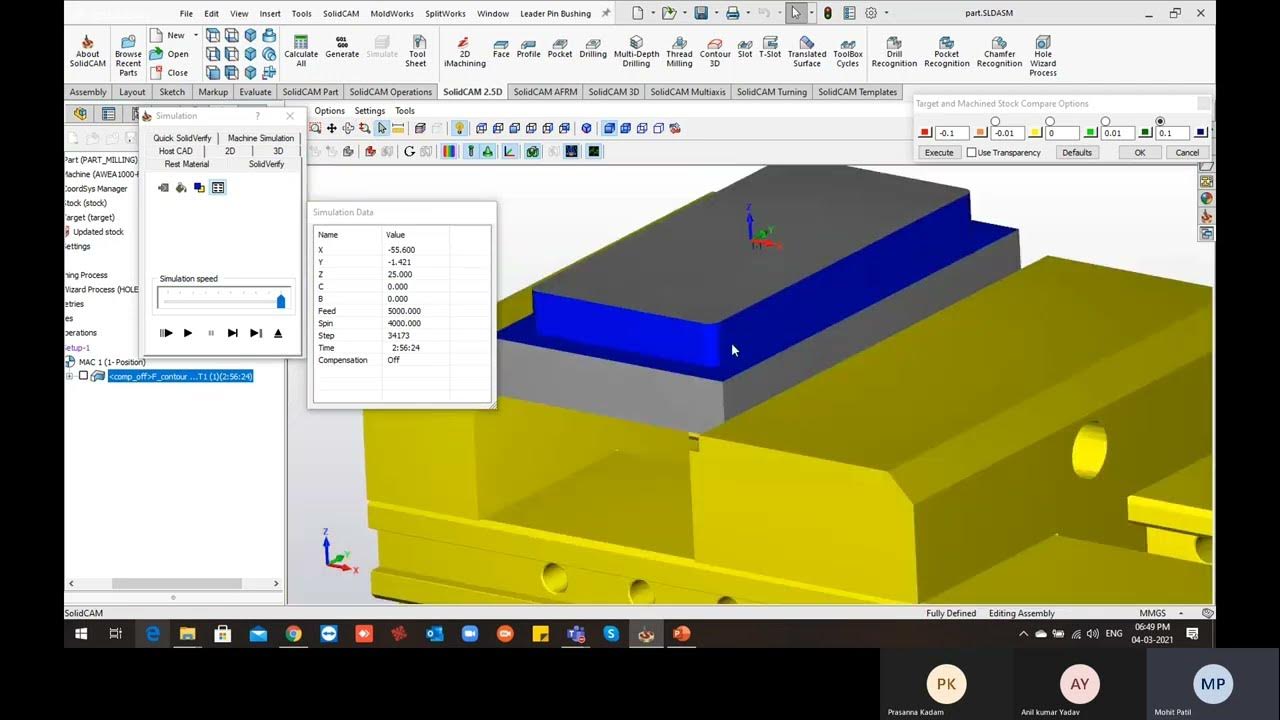 Solidcam full training day 7|3D programming #solidcam #cnc - YouTube