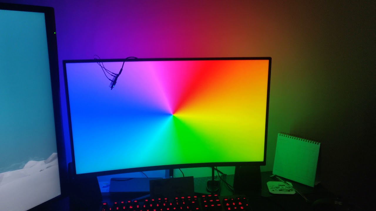 Cheap Bias Lighting with Hyperion, WLED and an ESP8266 #shorts - YouTube