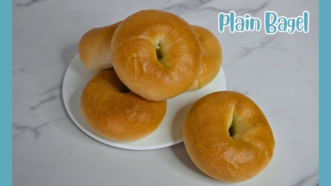 Plain Bagel | Homemade Plain Bagel Recipe [Soothing Baking] - YouTube