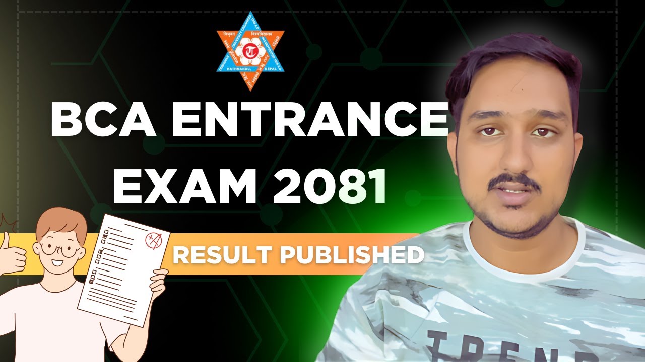 BCA Entrance Exam 2081 Result Published - YouTube