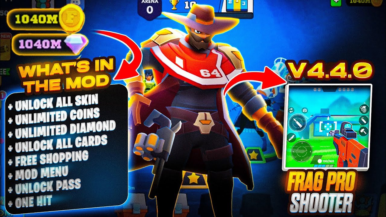 Frag Pro Shooter Mod Menu Apk v4.4.0 | Unlimited Money & Unlock All ...