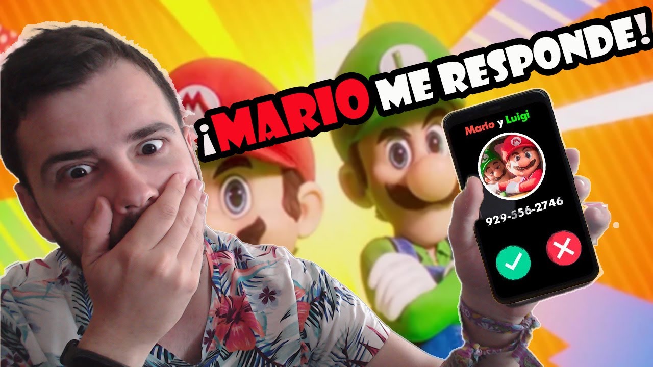 LLAMO al NUMERO de MARIO y pasa ESTO..... - YouTube