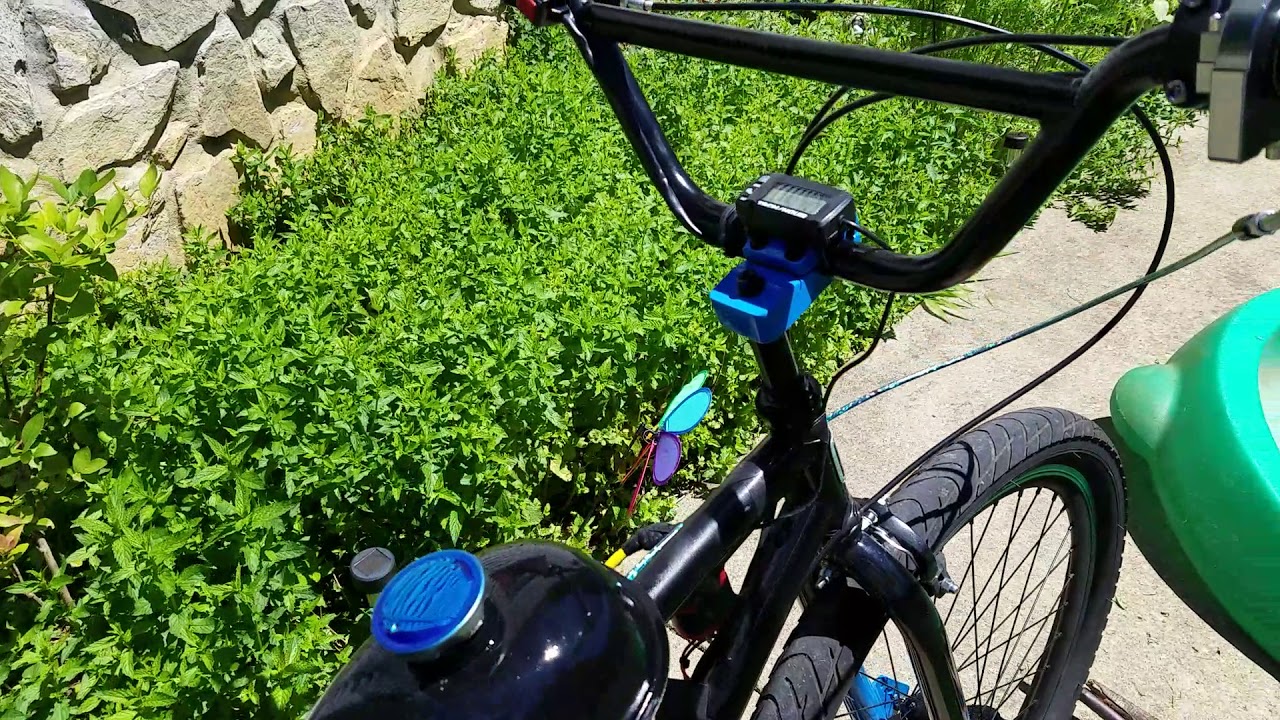 Motorized bicycle, Mongoose grudge update - YouTube