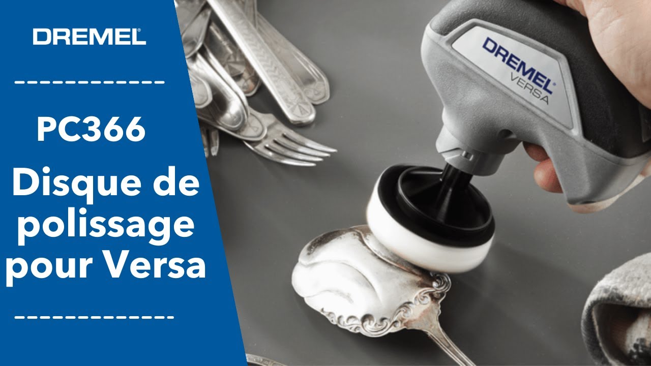 Dremel PC366 Disque de polissage pour outil nettoyant Dremel Versa ...