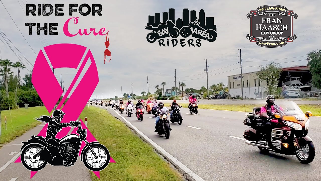 We Rode For The Cure! | Tampa Bay Breast Cancer Awareness Ride - YouTube