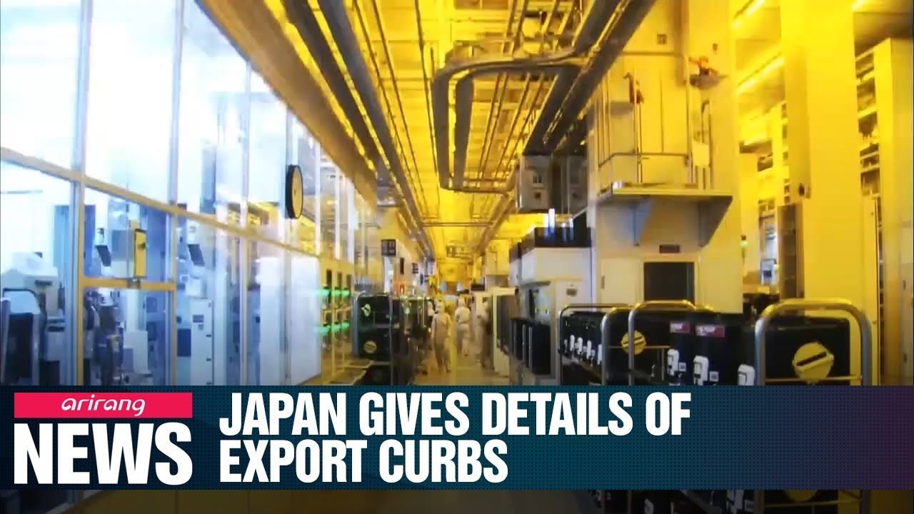 Japan announces details of enforcement of export regulations - YouTube
