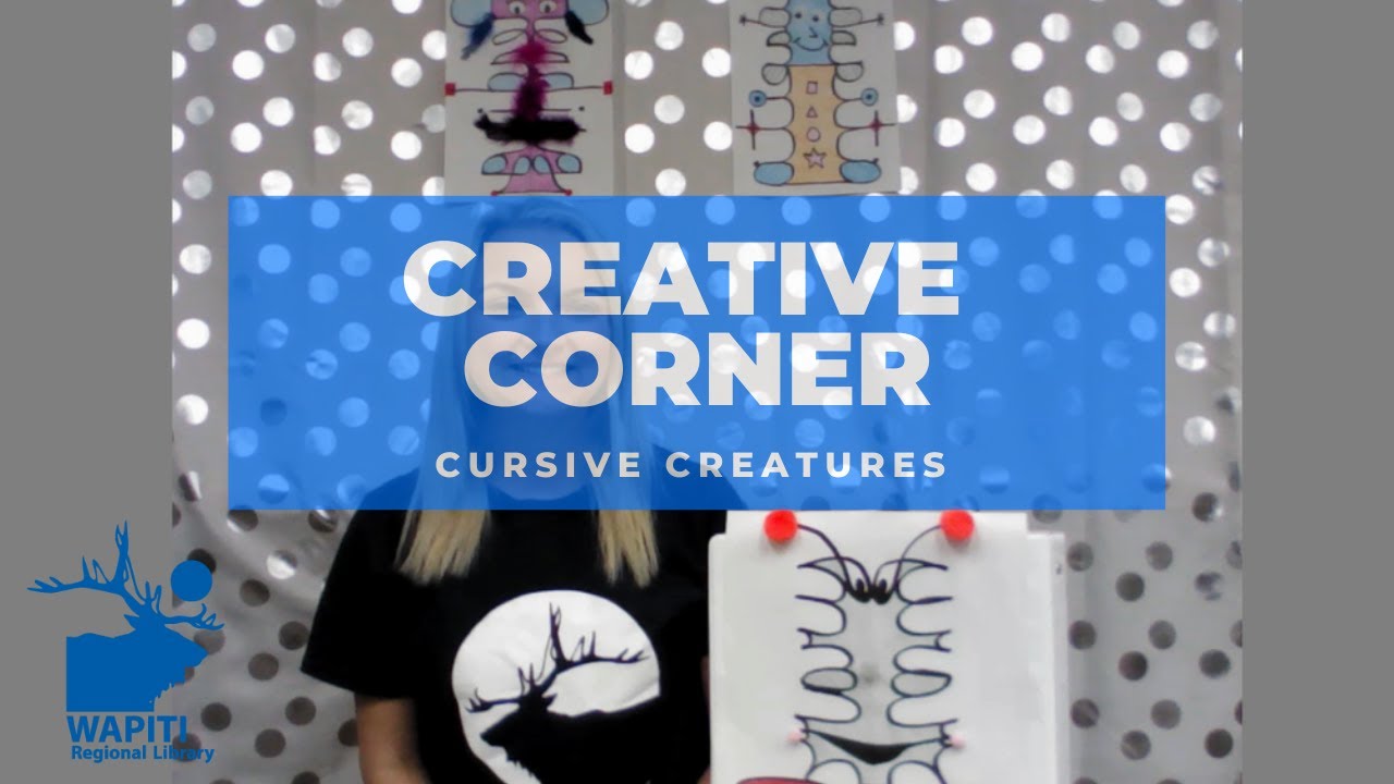 Creative Corner: Cursive Creatures - YouTube