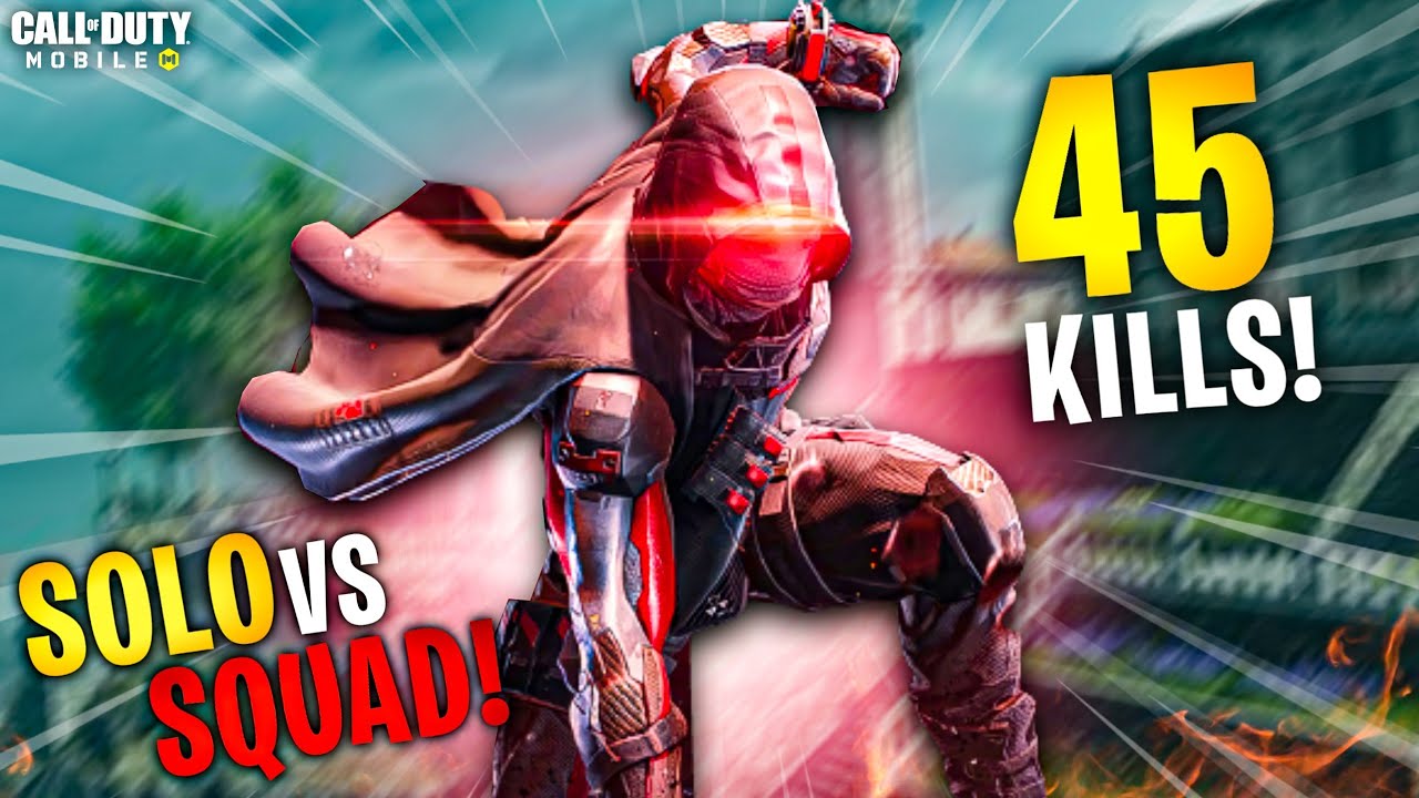 SOLO VS SQUAD INSANO EM ALCATRAZ (45/41 KILLS) - COD MOBILE | BATTLE ROYALE - YouTube