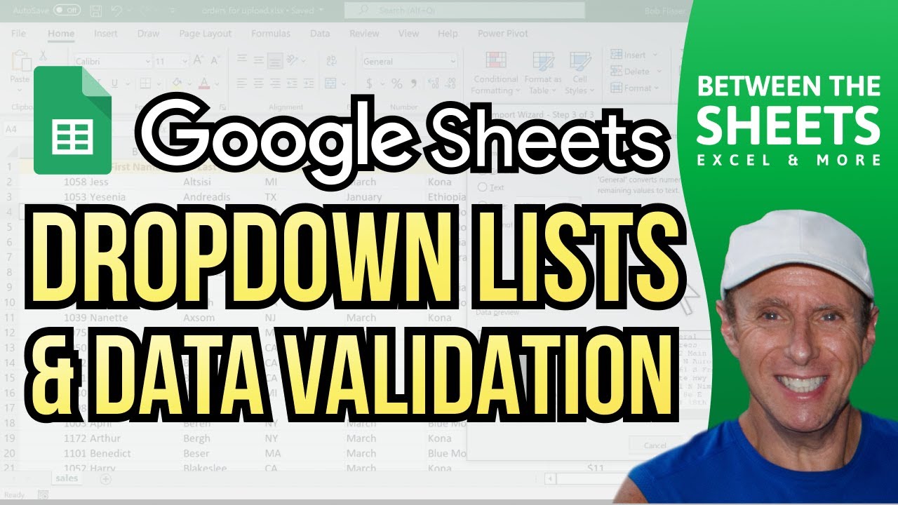 Drop Down Lists And Data Validation In Google Sheets YouTube Drop Down Lists And Data Validation In Google Sheets YouTube