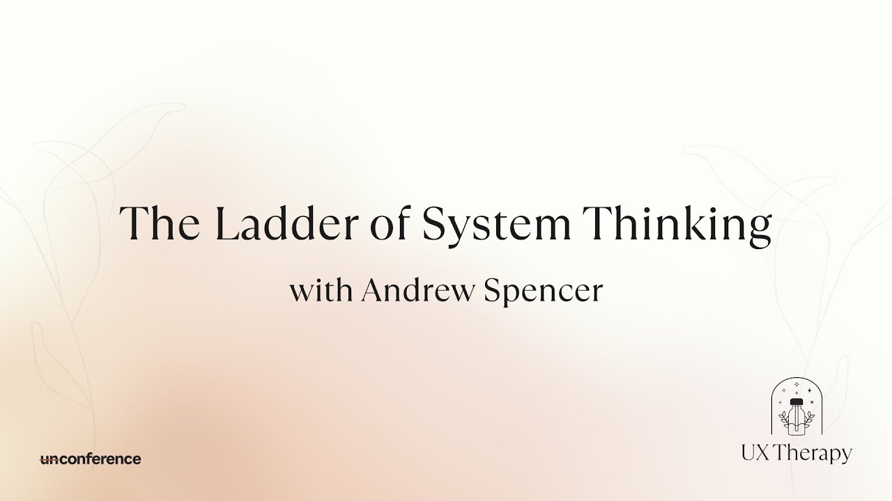 The Ladder of System Thinking - YouTube