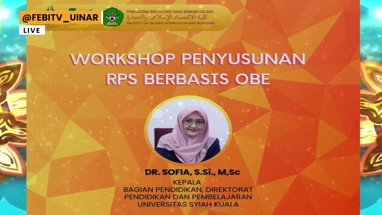 WORKSHOP PENYUSUNAN RPS BERBASIS OBE - YouTube