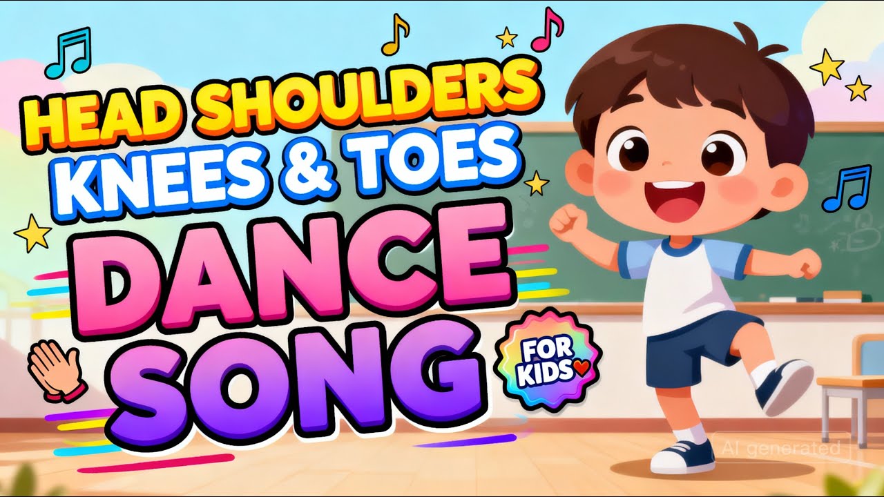 Head, Shoulders, Knees and Toes Song for Kids 👶 | Fun Learning Body ...
