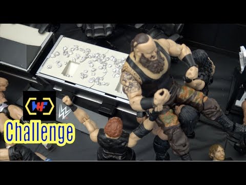 WWE action Figure Set up - Wrestling Hero Figz Challenge - YouTube