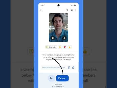 How to create a new group to call in Google Meet