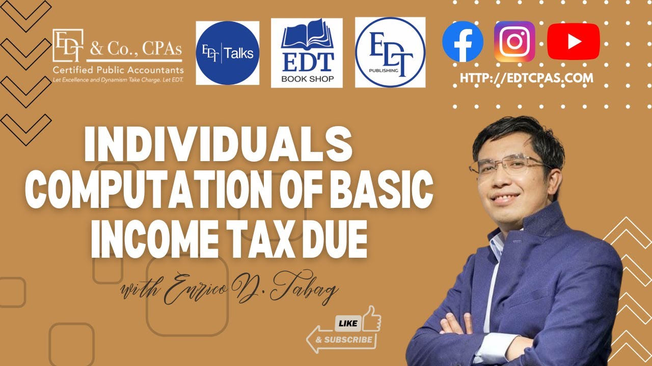 INDIVIDUALS - Computation of Basic Income Tax Due - YouTube