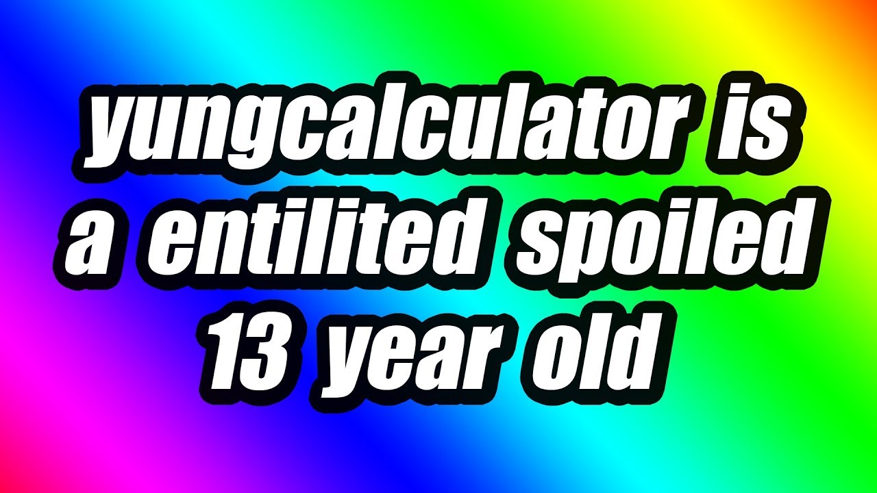 ban yung calculator from the comp scene - YouTube