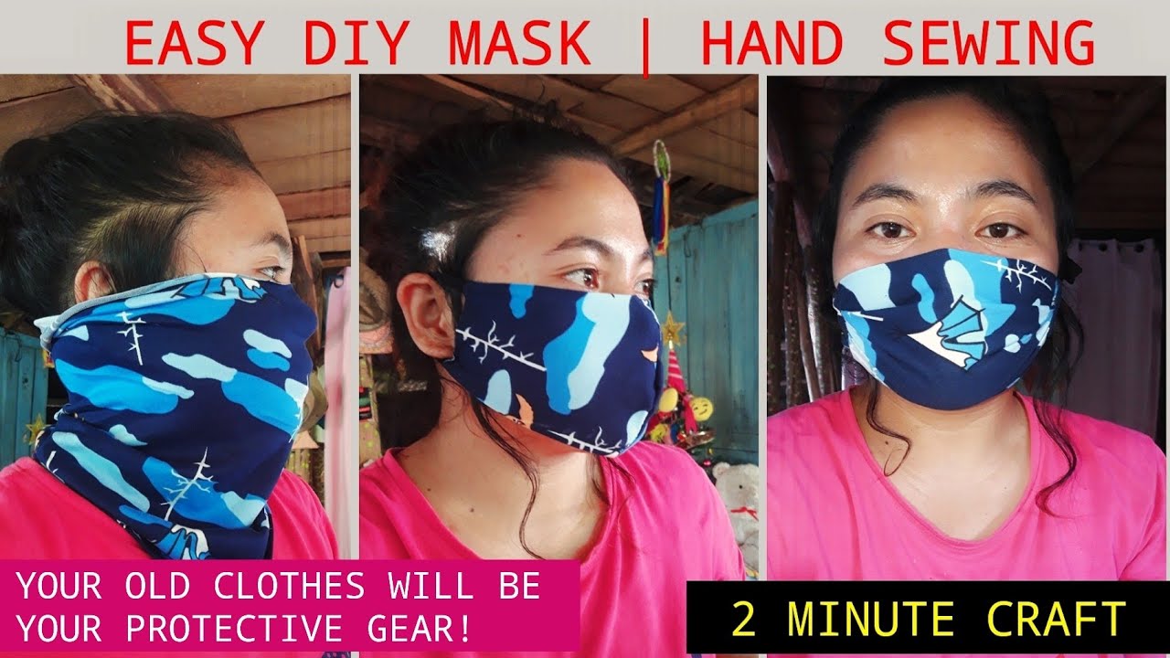 EASY DIY MASK | 2 MINUTE CRAFT - YouTube