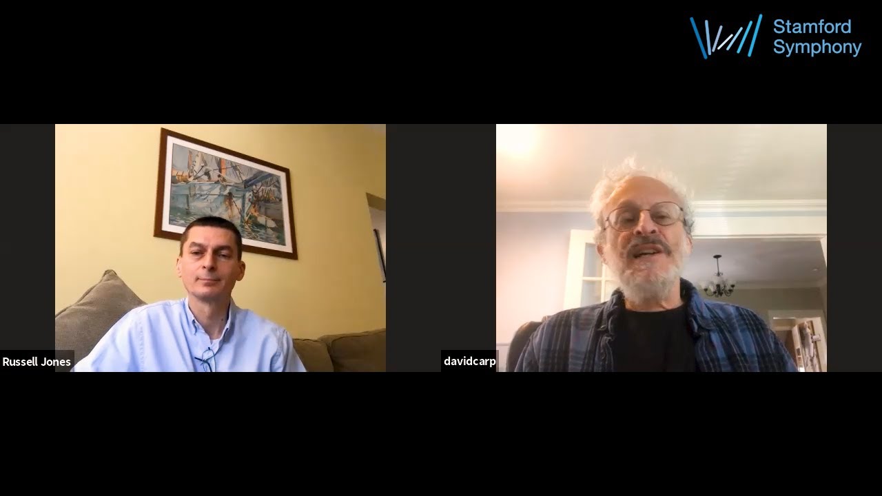 David Carp, Librarian, visits Russell's Virtual Sofa - Stamford ...