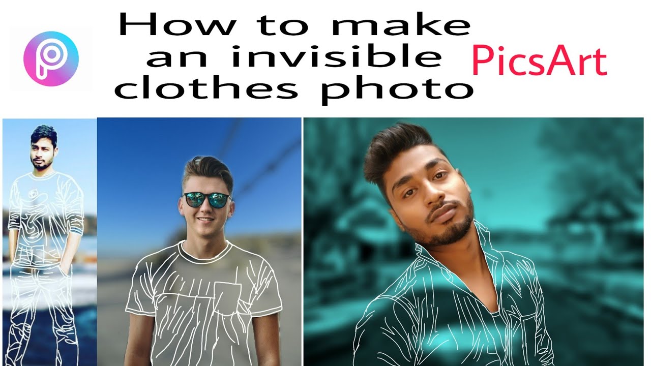 PicsArt invisible clothes editing | invisible clothes design tutorial ...