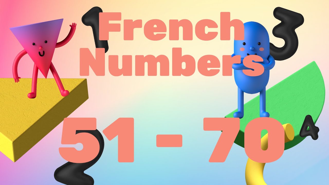 Learn French Numbers 51-70 ‘Les Nombres Francais’ #basicfrench # ...