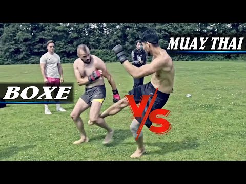 MUAY THAI X BOXE EM BRIGA DE RUA FIGHT