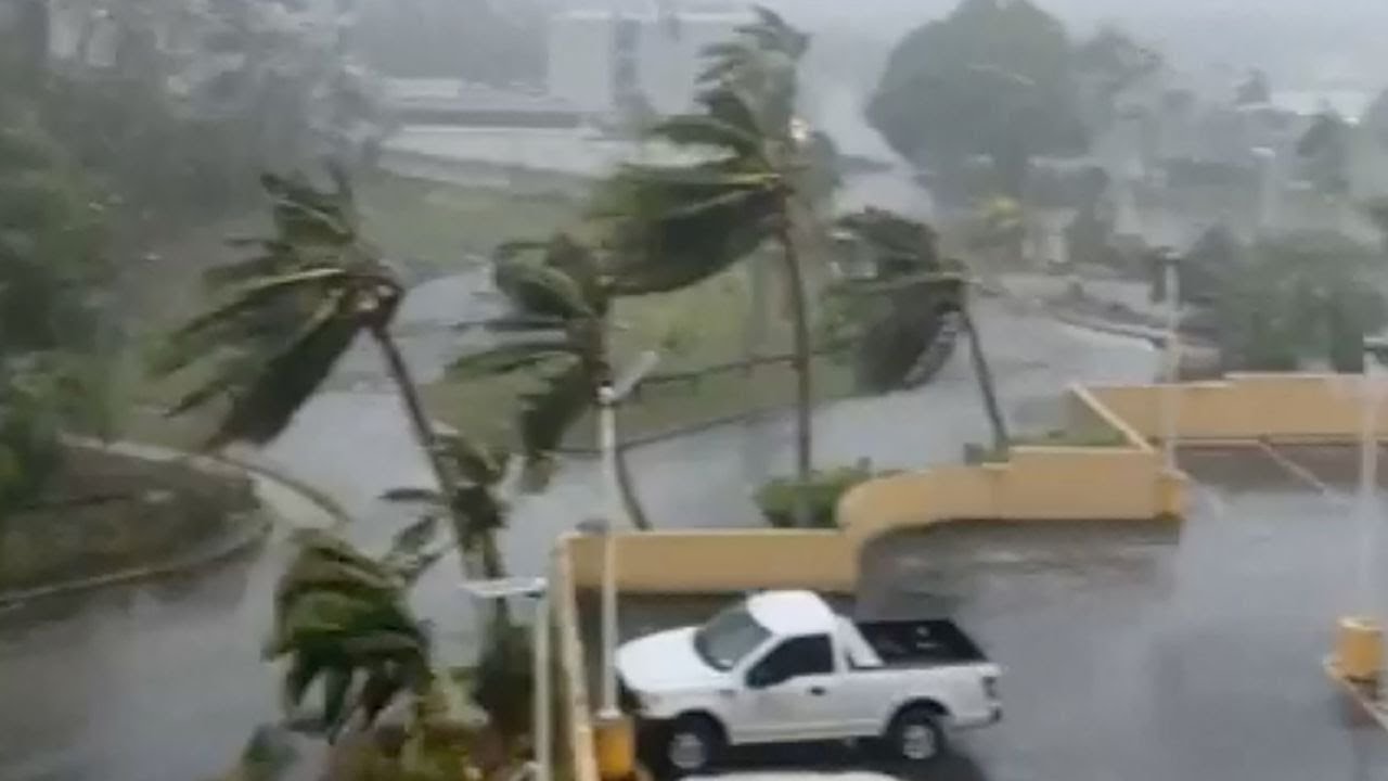 Powerful Typhoon Mawar slams Guam with heavy rain and damaging winds ...