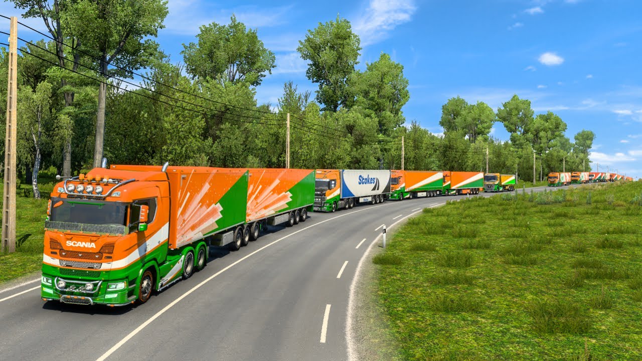 INDIA'S 77TH INDEPENDENCE DAY CELEBRATION CONVOY [ETS2 TruckersMP ...