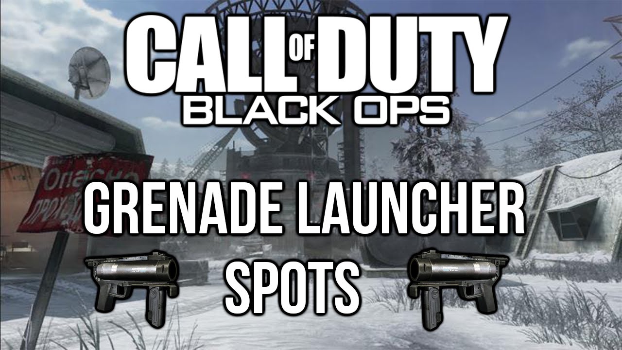 COD Black Ops: Array Grenade Launcher Spots (Domination & Search and ...