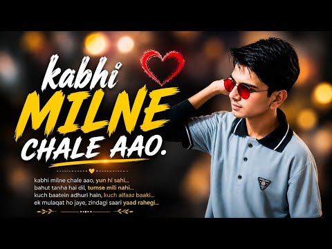 Heart Touching Ghazal | Kabhi Milne Chale Aao | Artist Musmir Mahil ❤️🎶