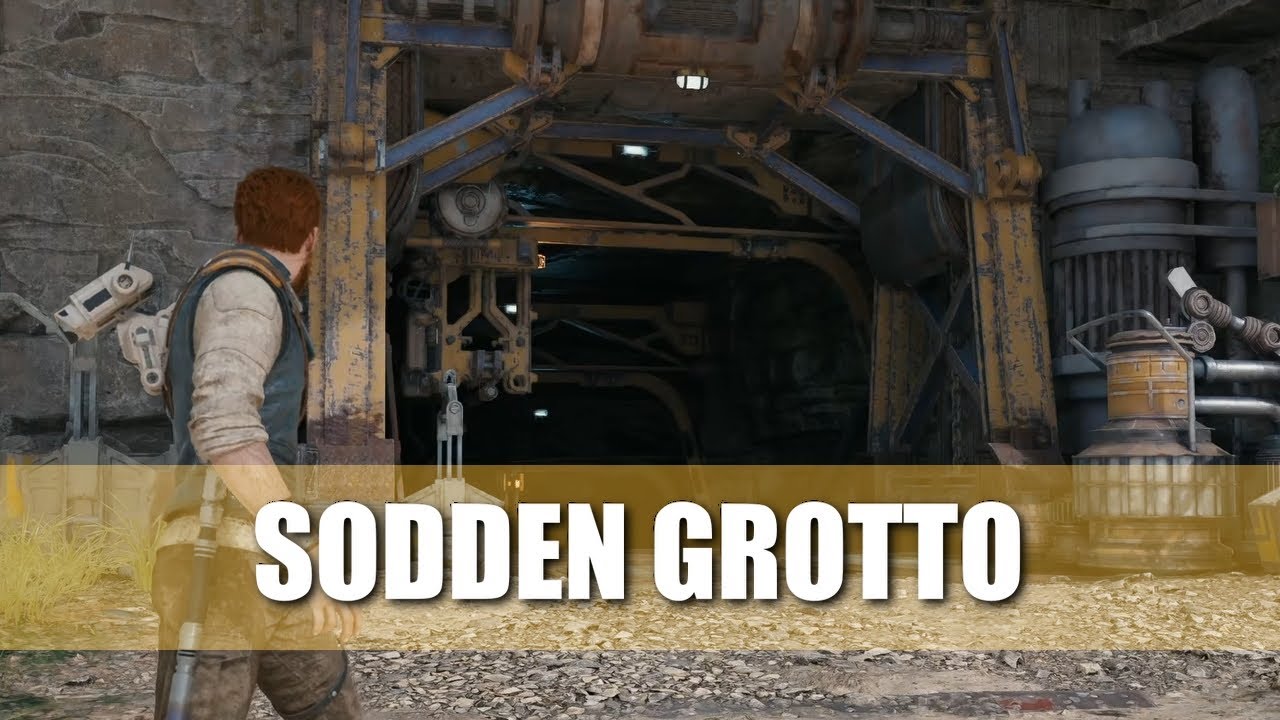 Jedi Survivor Sodden Grotto Mine Walkthrough - YouTube