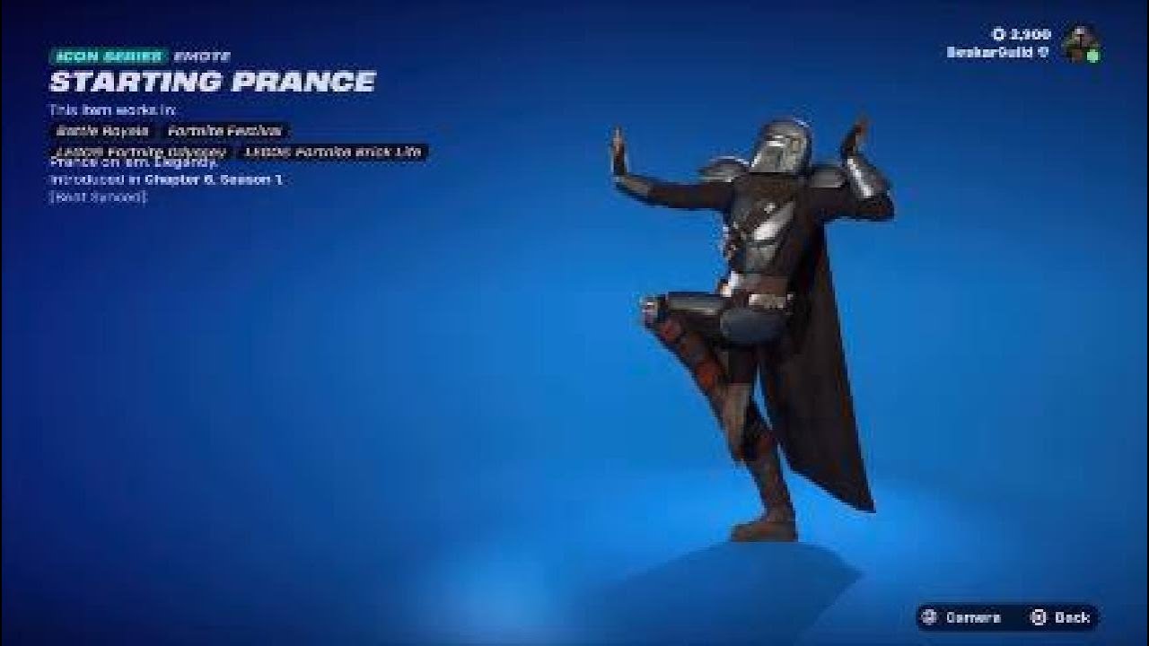 Fortnite Starting Prance Emote! - YouTube
