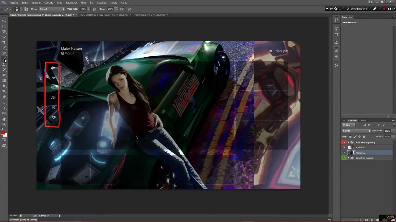 How to create your custom xbox one themes - YouTube