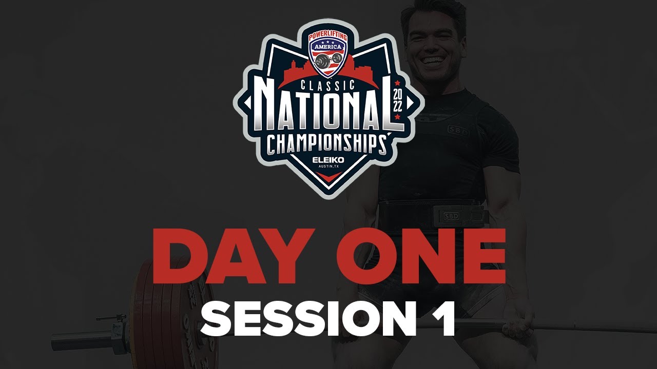 Powerlifting America Classic Open Nationals - Day 1, Session 1 - YouTube