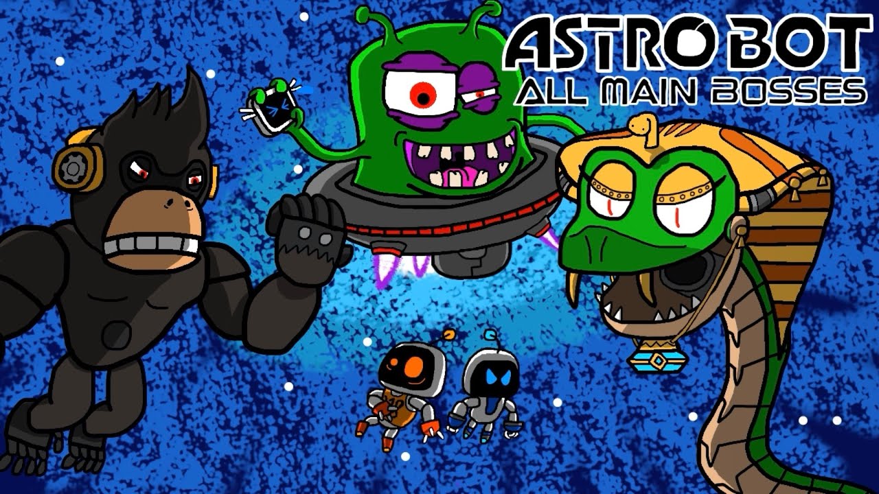 Astro Bot (PS5) - All Main Boss Stages + Ending (No Damage) - YouTube