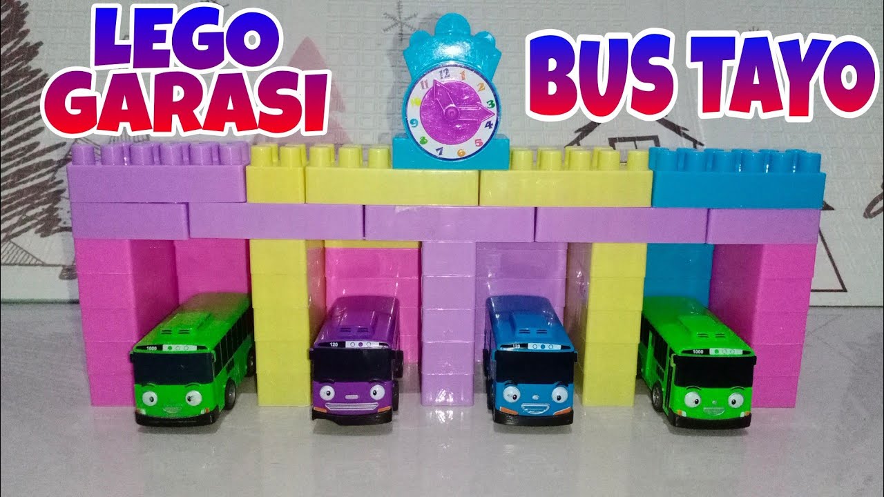 CARA MEMBUAT GARASI TAYO DARI LEGO | LEGO CITY | how to make a tayo ...