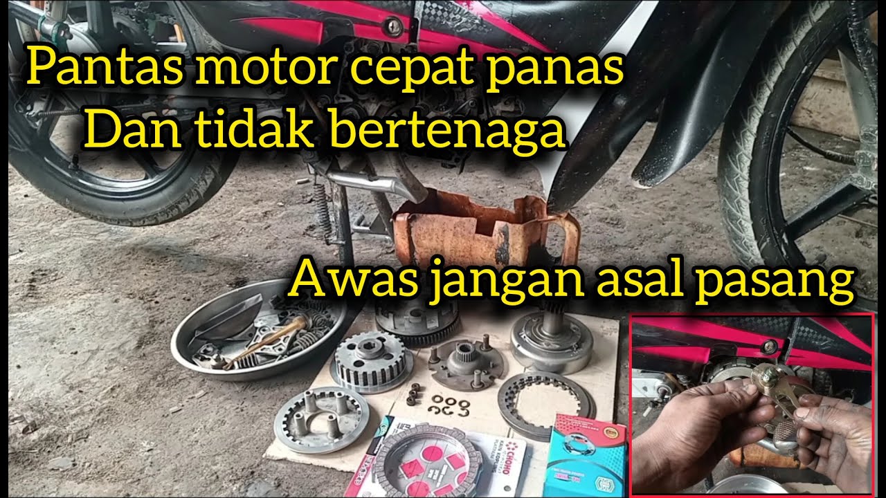 Cara rakit kopling motor supra agar lebih awet - YouTube