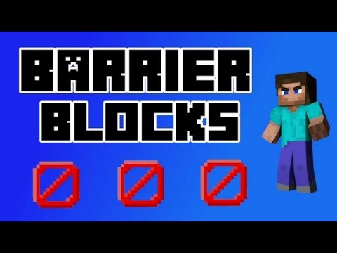 Minecraft barrier and command block - YouTube
