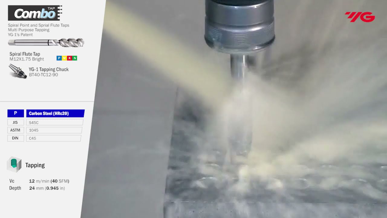 YG-1 Combo Taps - The Market Leading GENERAL PURPOSE Machine Tap - YouTube