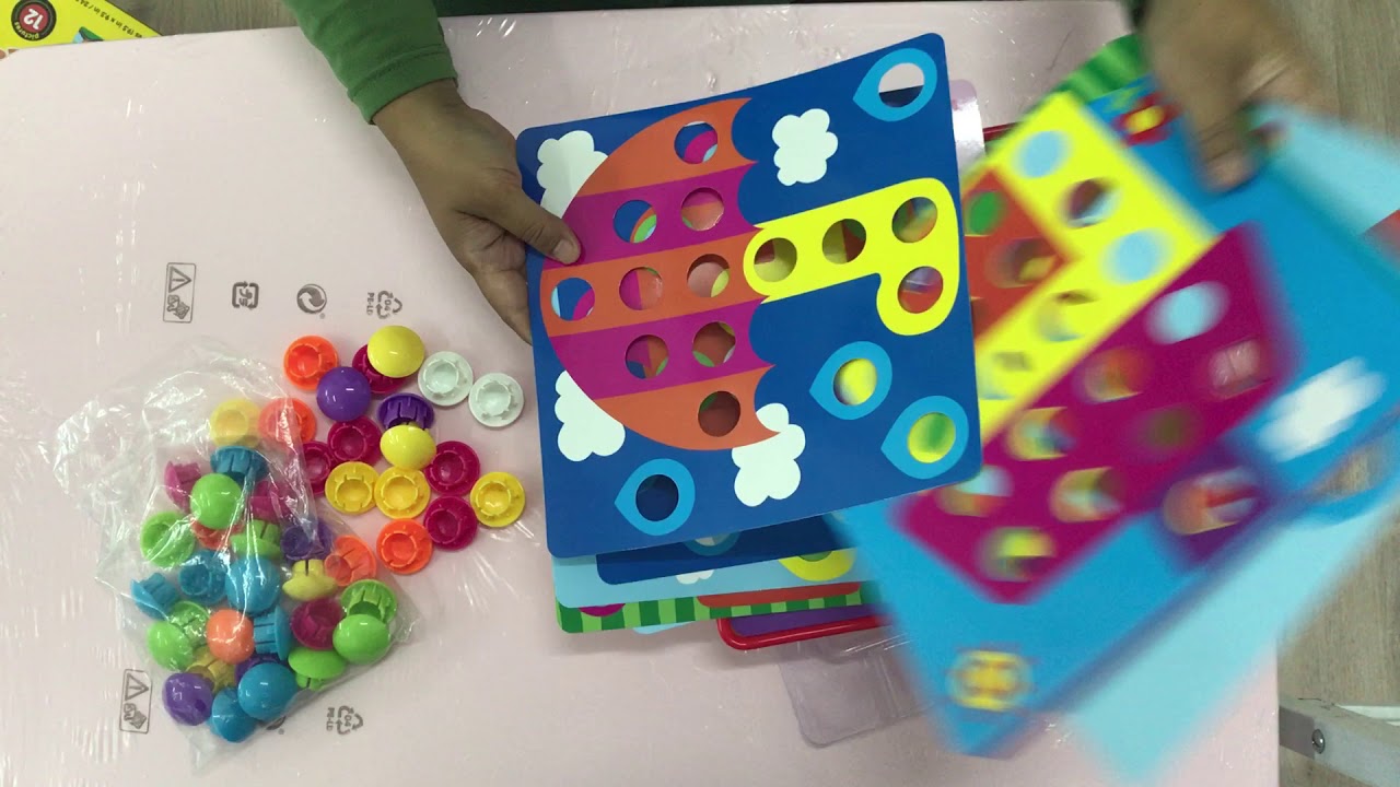 Button Idea kids learning toys - YouTube