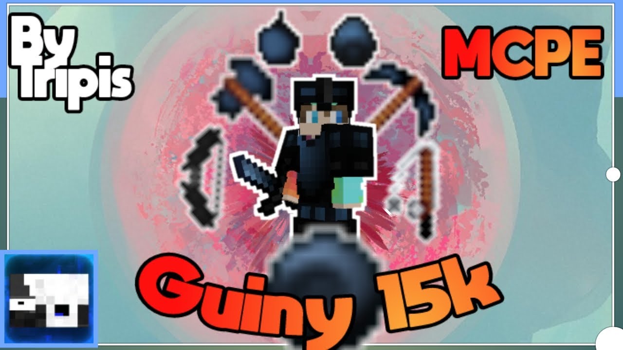 Guiny 15k MCPE [16x] PvP Pack by Tripis (MinecraftBedrock) - YouTube