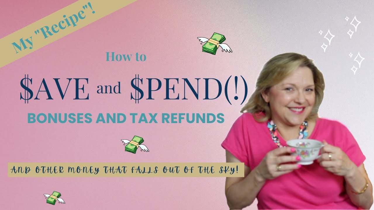 How to SAVE and SPEND BONUSES & REFUNDS! | Pay Debt or Emergency Fund ...