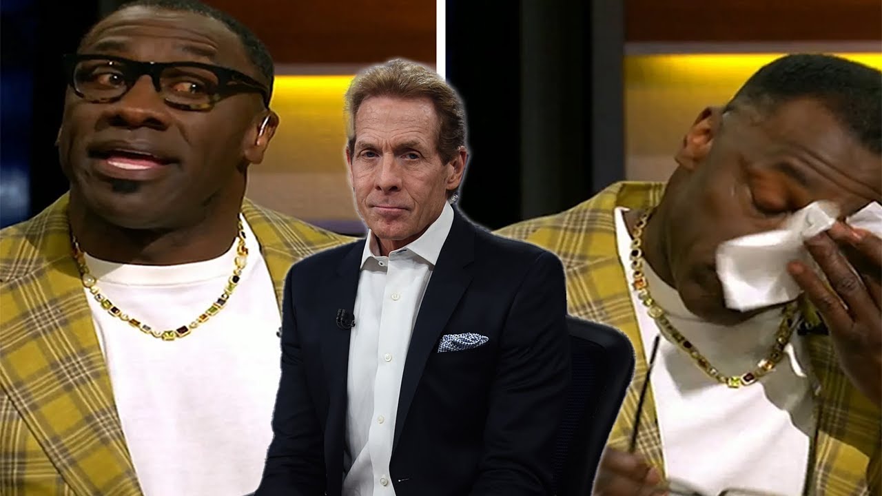 Shannon Sharpe gets EMOTIONAL and brought to TEARS on final show of ...